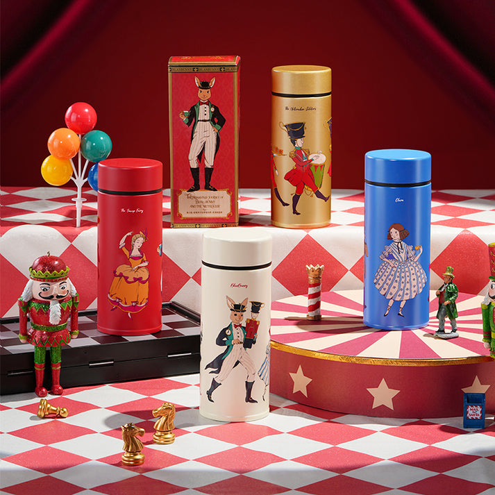 BlanBunny Nutcracker Mini Insulated Bottle Portable Hot & Cold Thermos ...