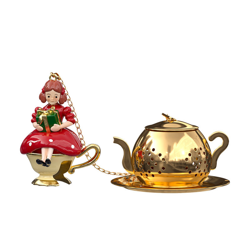 BlanBunny Nutcracker Stainless Steel Tea Infuser for Tea Holiday Gifts ...